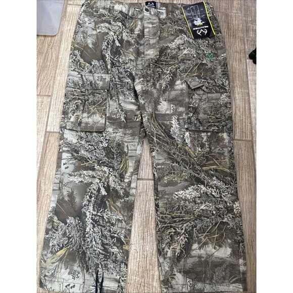 Realtree | Pants | Realtree Max Mens Hunting Cargo Camo Pants Draw Cord ...